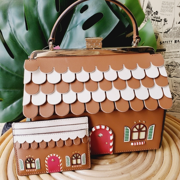 kate spade | Bags | Kate Spade Handbag Gingerbread House Crossbody ...